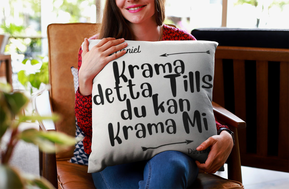 Personligt Kuddfodral - Hug This Pillow – Personliga